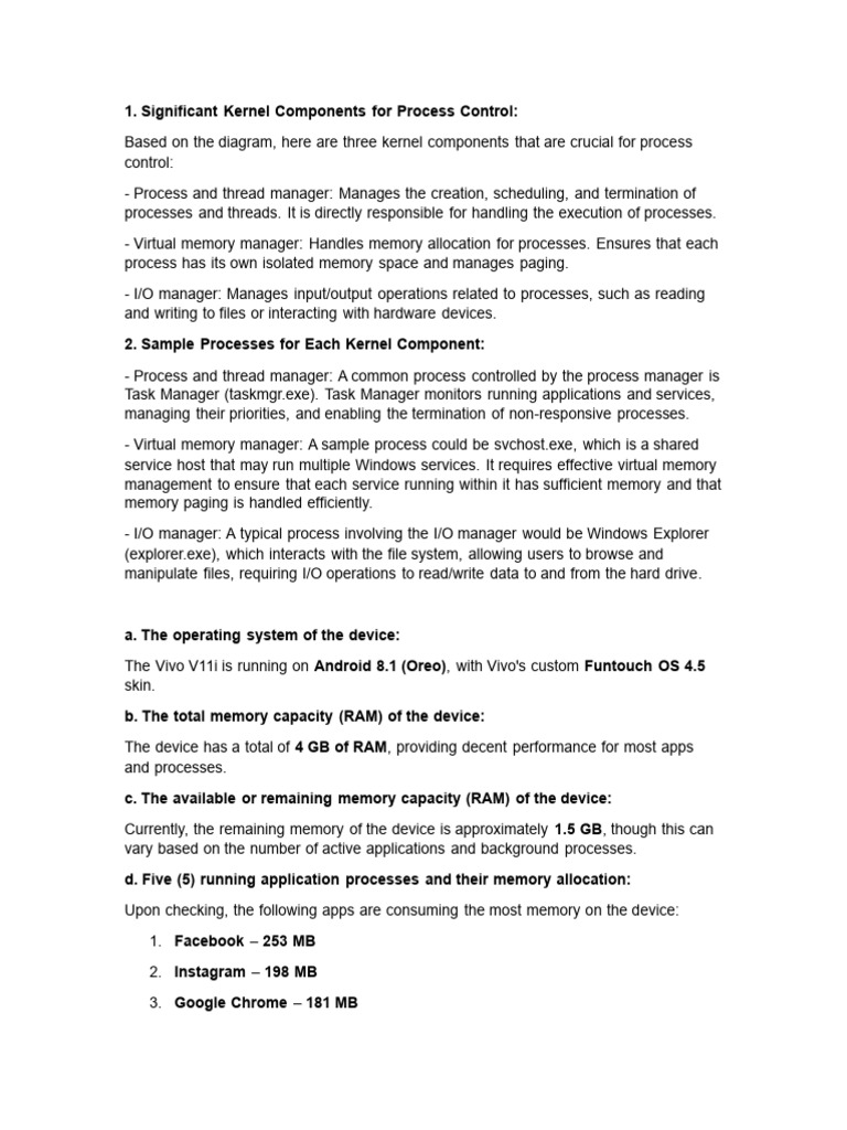 02 Task Performance 1 | PDF | Process (Computing) | Thread (Computing)