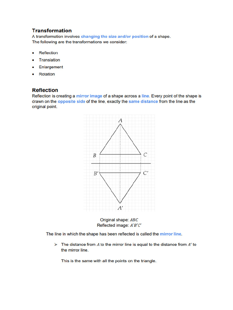 MYP - 4 Spatial Reasoning-Lesson-1 | PDF