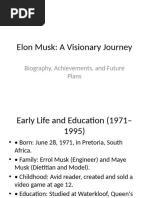 Elon_Musk_Biography | PDF | Elon Musk