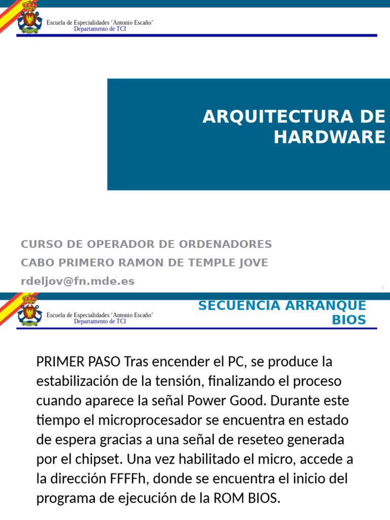 Secuencia Arranque Bios | PDF | Arranque | Bios