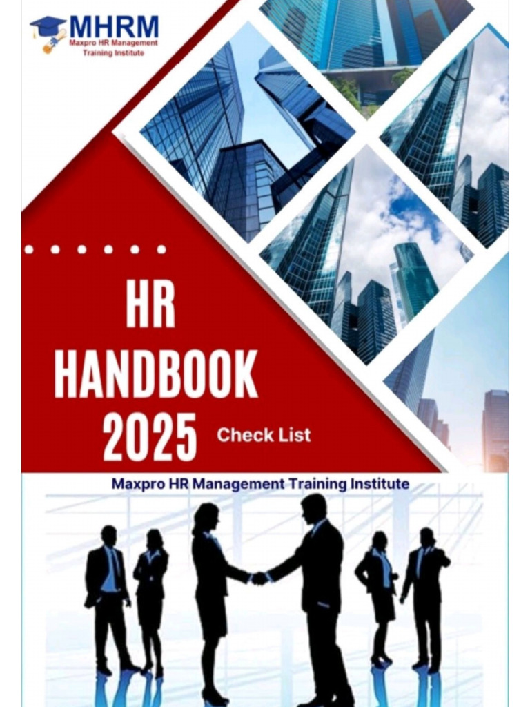 HR Handbook 2025 Checklist | PDF
