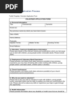 Centrelink Voluntary Work Form SU462 | PDF | Volunteering | Privacy