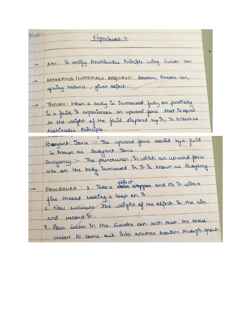 Class 9 Phy Expriment 2 | PDF