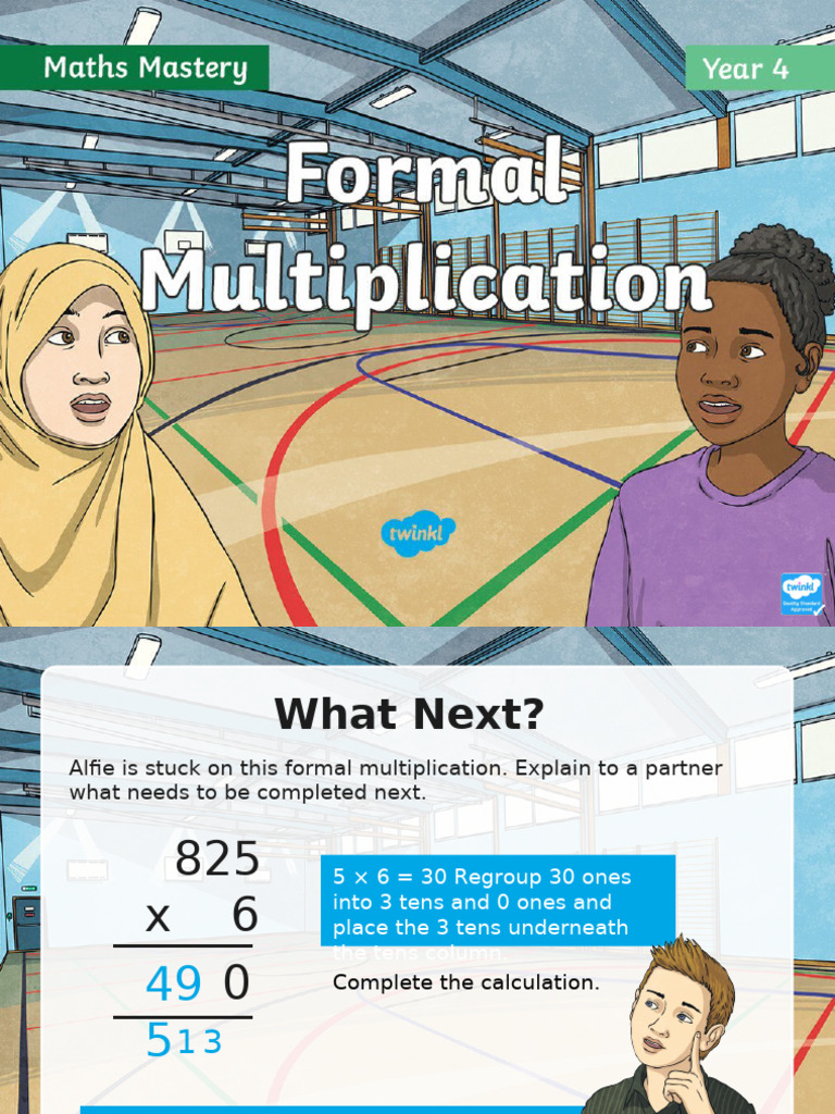 Year 4 Formal Multiplication Mastery Powerpoint English Ver 3 | PDF ...