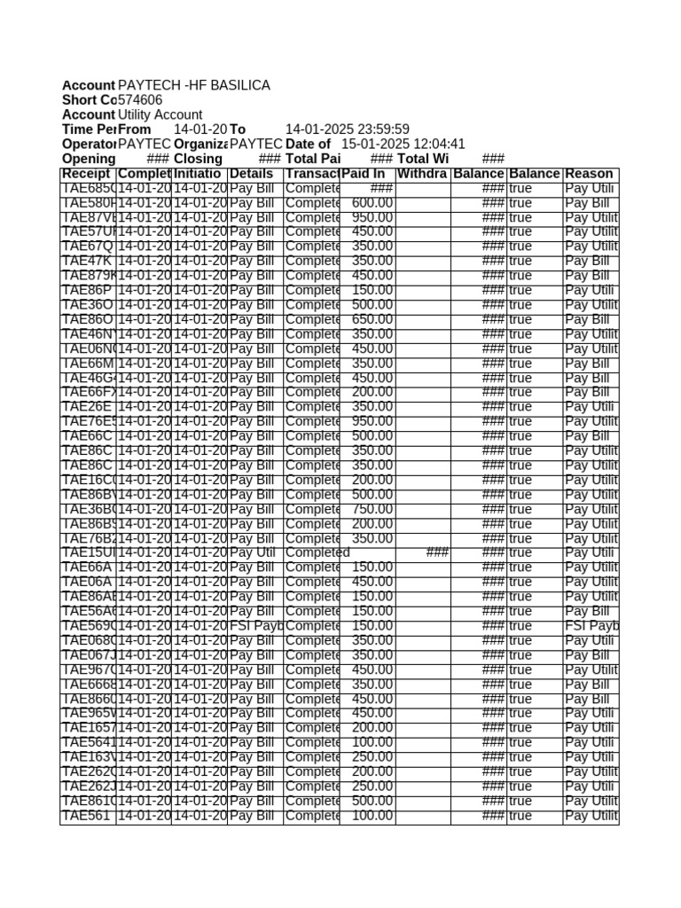 ORG 574606 Utility Account Completed 20250115120441 | PDF