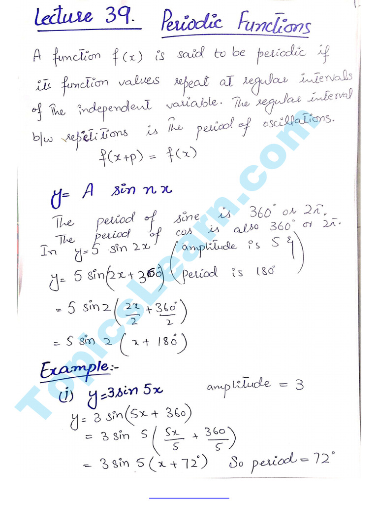 MTH301 (39-45) Notes Kinza Bilal by TopicsLearn.com | PDF