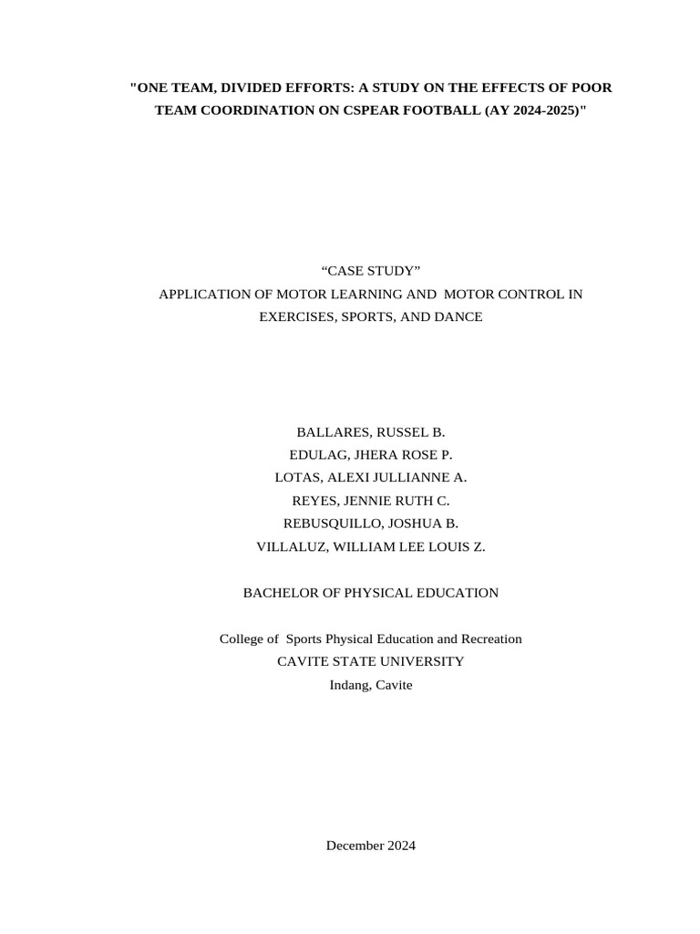 case study section 1 | PDF | Social Psychology