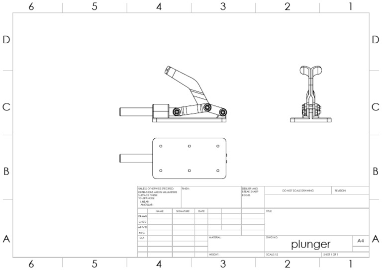 plunger drawing | PDF