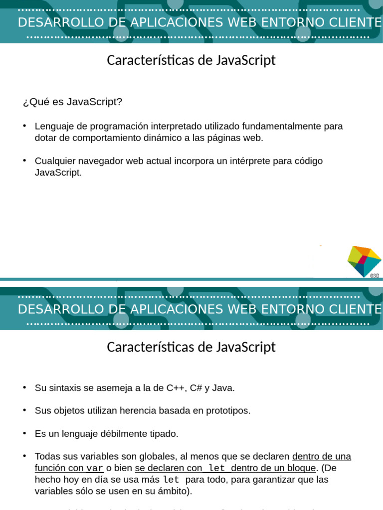 UT2 Manejo de la sintaxis del lenguaje Javascript V11_21_sept_23 | PDF | Script Java | División ...