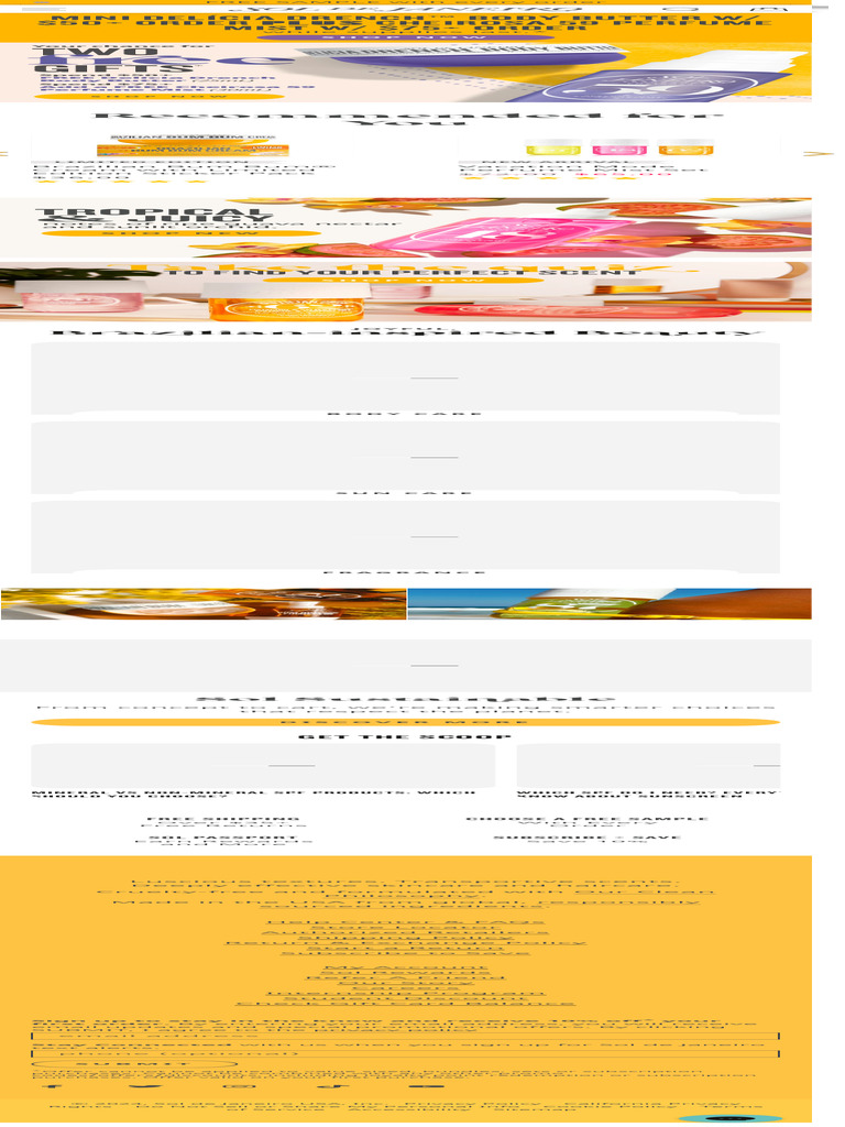 Sol de Janeiro - Skin & Body Care Products | PDF | Sunscreen