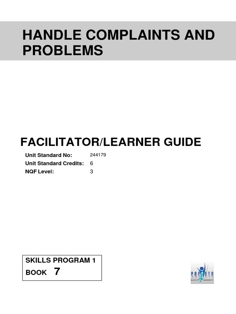 244179 - Learner Guide | PDF | Educational Assessment