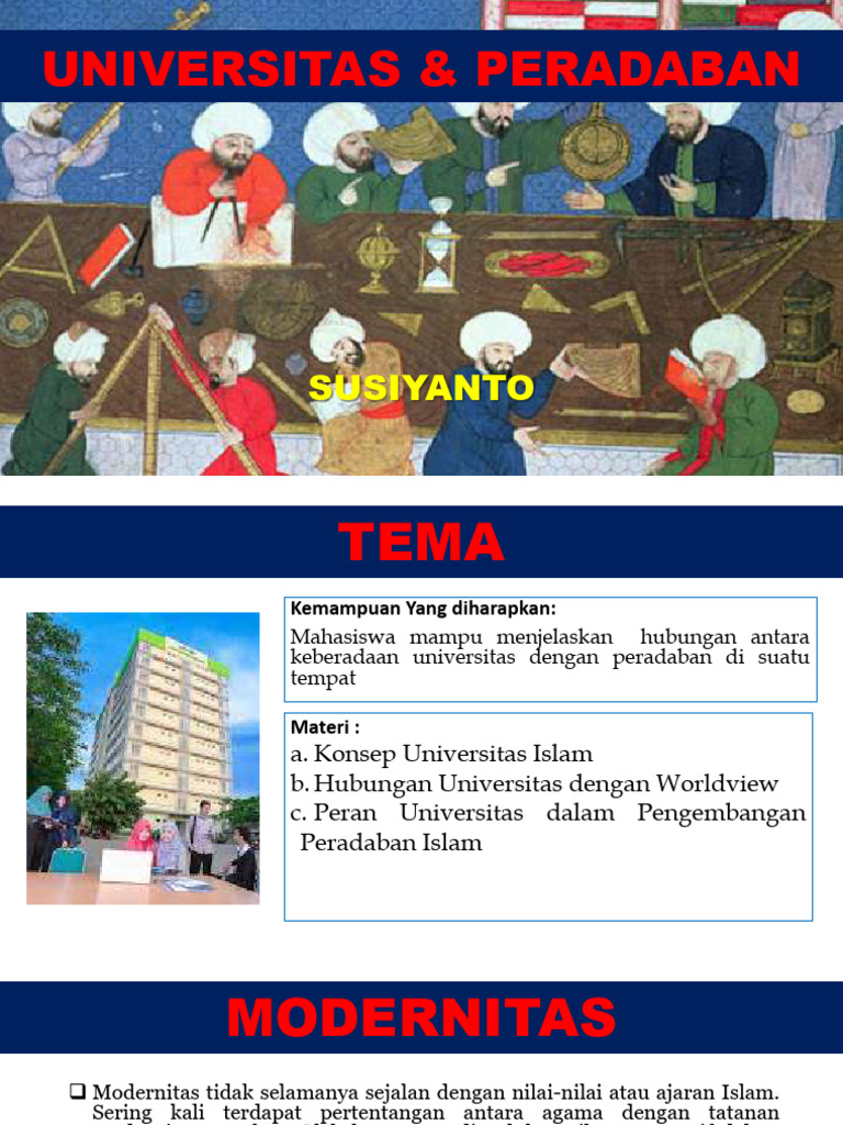 Universitas Islam dan Peradaban Modern | PDF