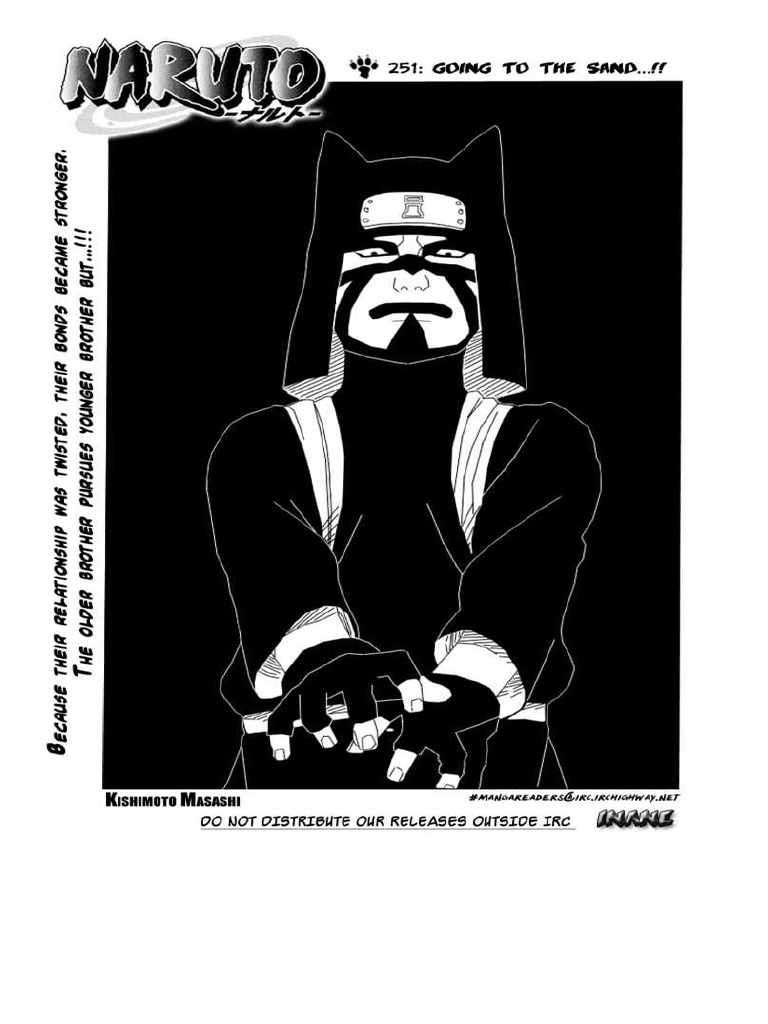 Naruto Vol.28 Chapter 251 - Going To The Sand1.. | PDF