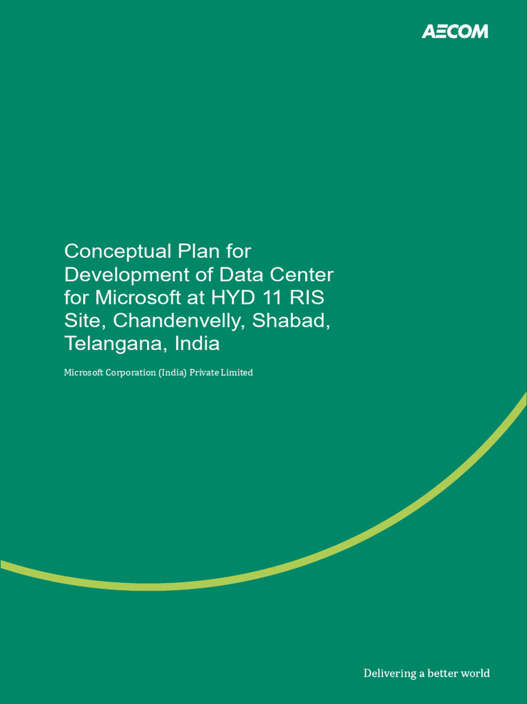 Microsoft Data Center Plan in Telangana | PDF | Waste | Waste Management