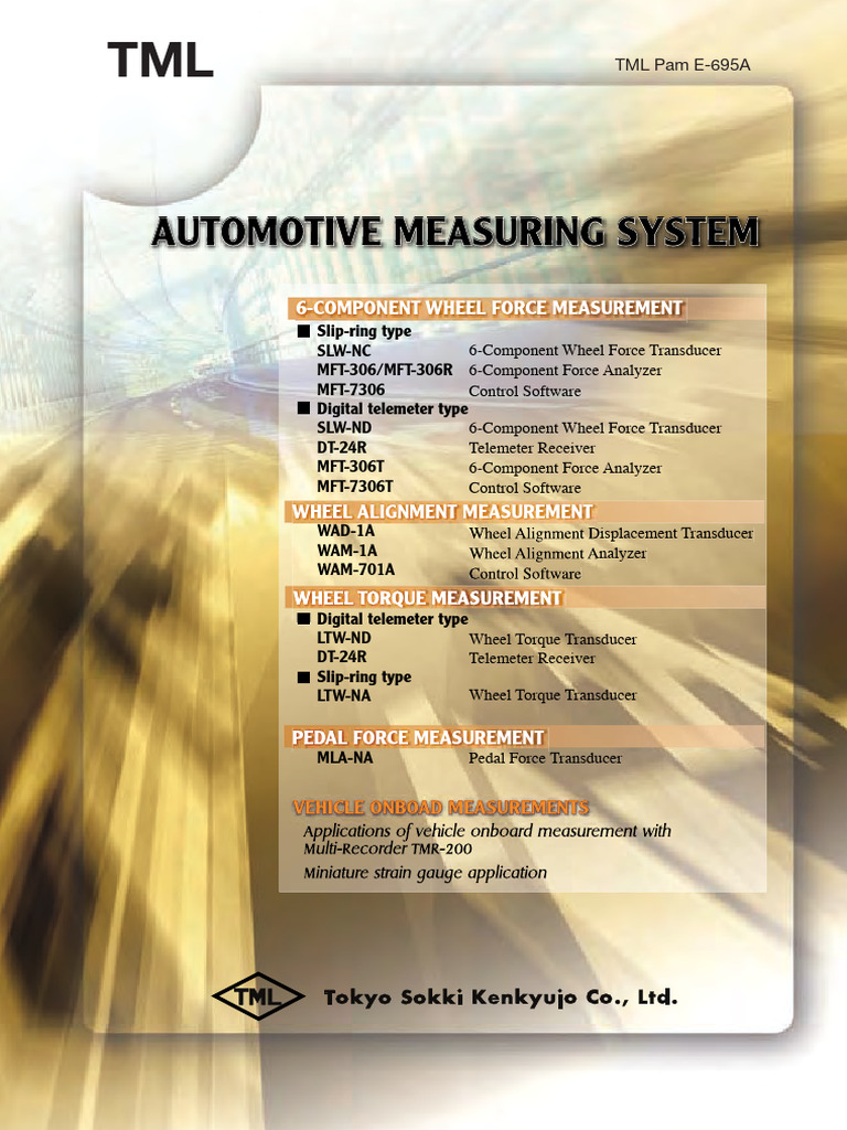 Automotive Measuring System | PDF | Telemetry | Power Supply