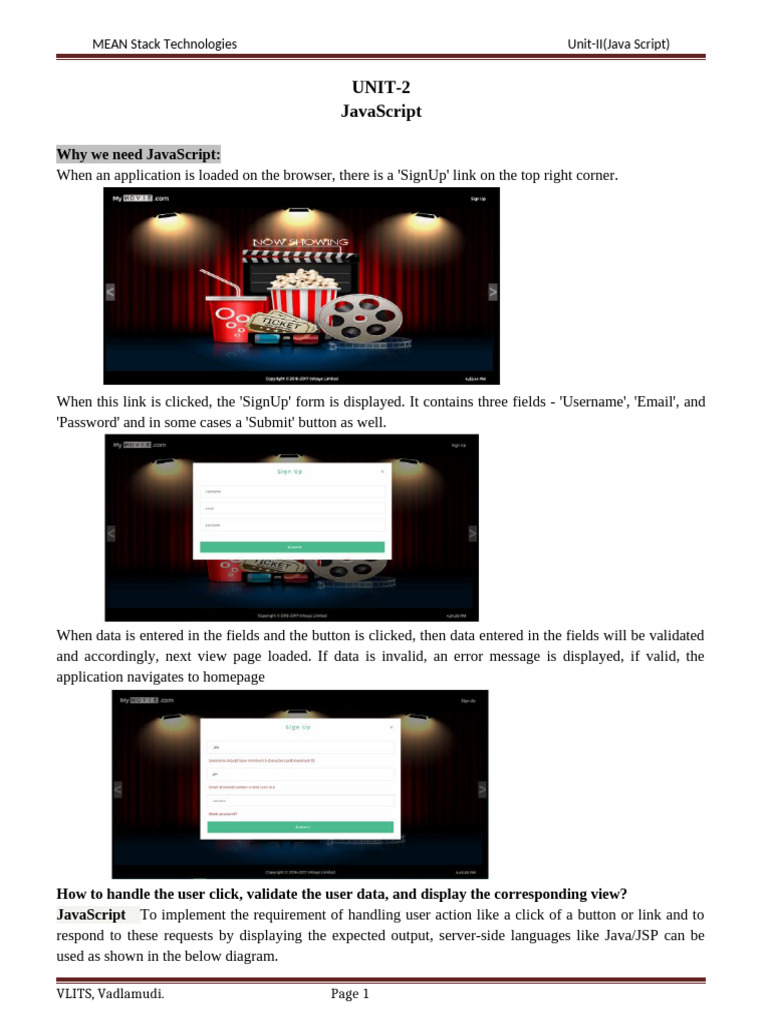 Unit-2-M | PDF | Java Script | Control Flow