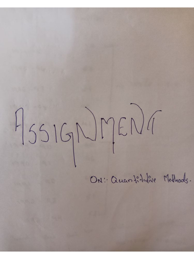 QM Assignment 2 Soorya P.S | PDF