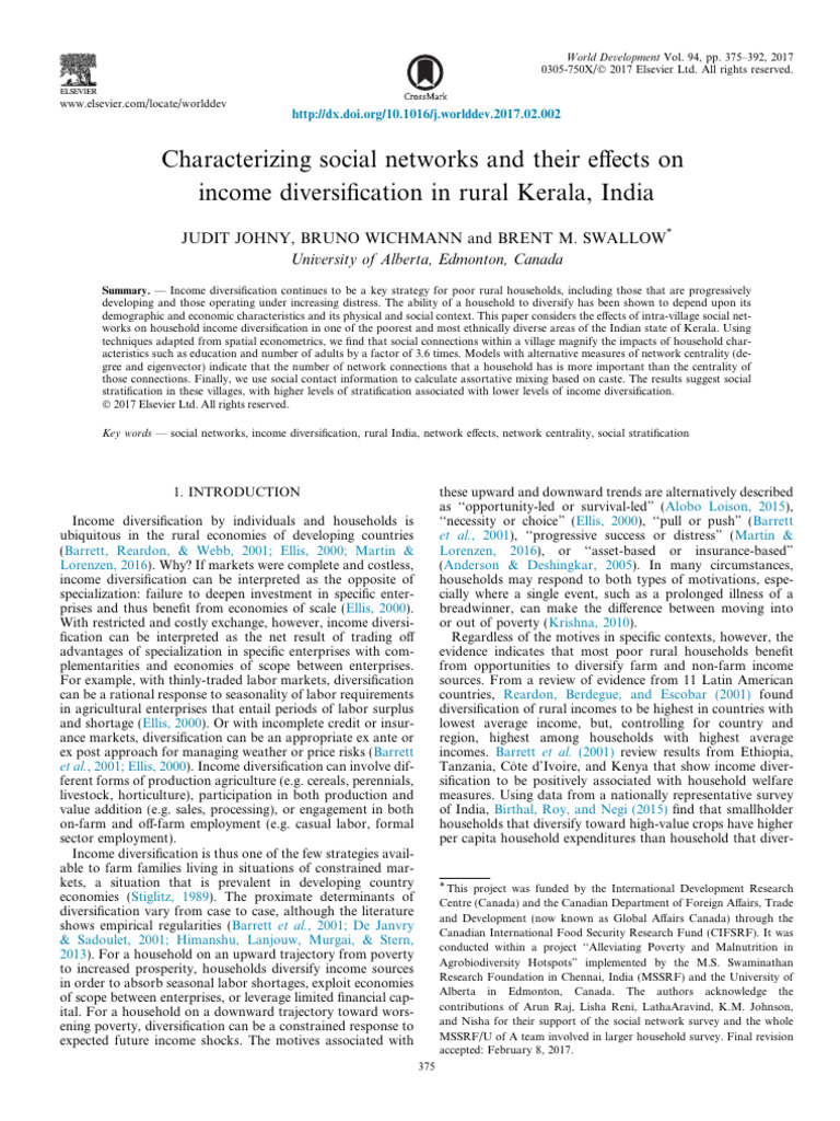 03.Characterizing social networks and their effects on | PDF | Eigenvalues And Eigenvectors ...