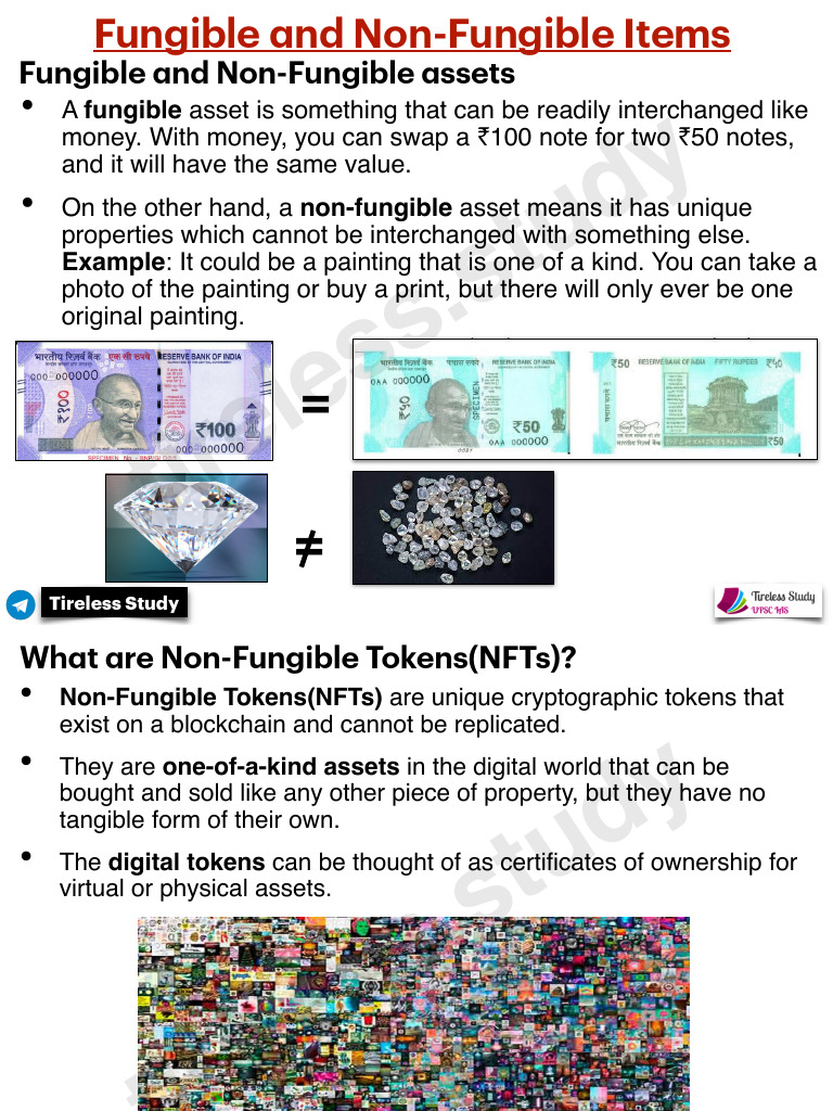 Fungible and Non-Fungible Items | PDF | Economies | Applications Of ...