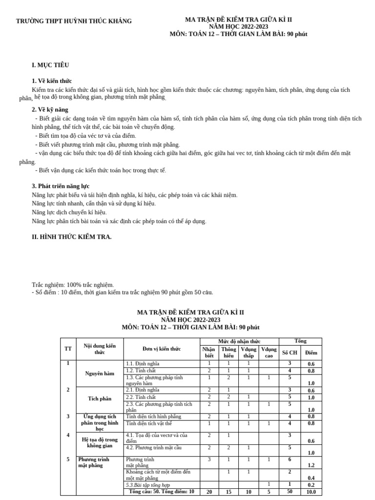 3-ma-trân-Dac-ta-GK2_Toan-12 | PDF