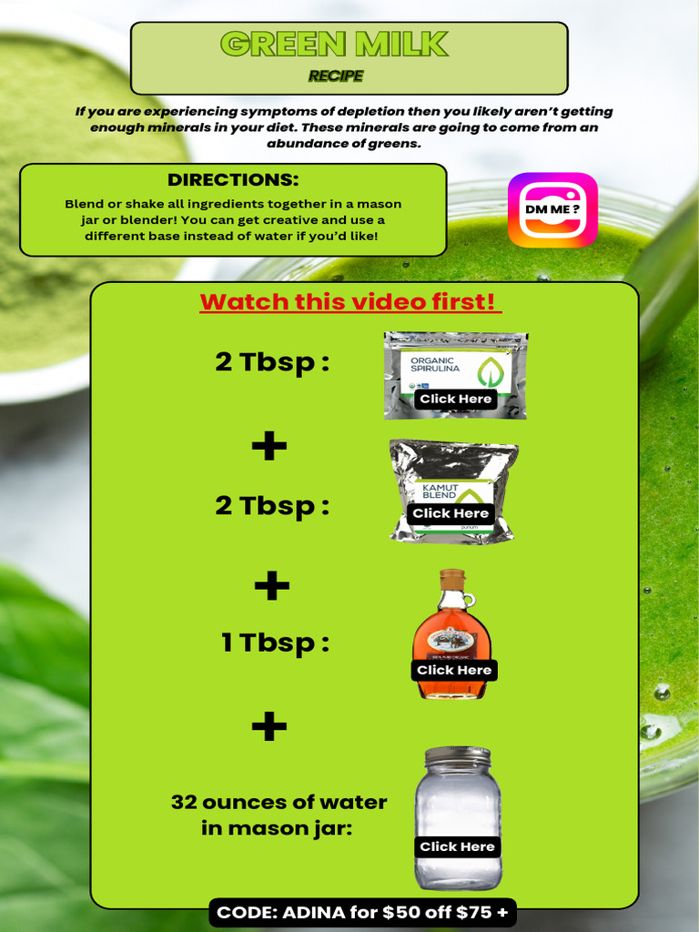 Green Milk + Yt Video | PDF