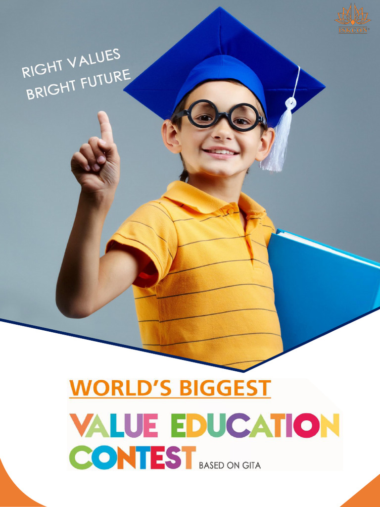 Value Education Contest Brochure | PDF | Attention Deficit ...