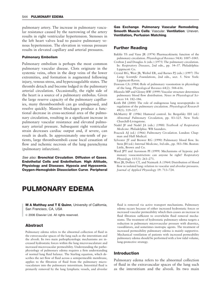 Edema Pulmoner 2 | PDF | Lung | Edema