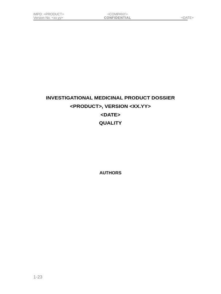 standard-research-file-d2-template-IMPD_Q | PDF | Pharmaceutical ...