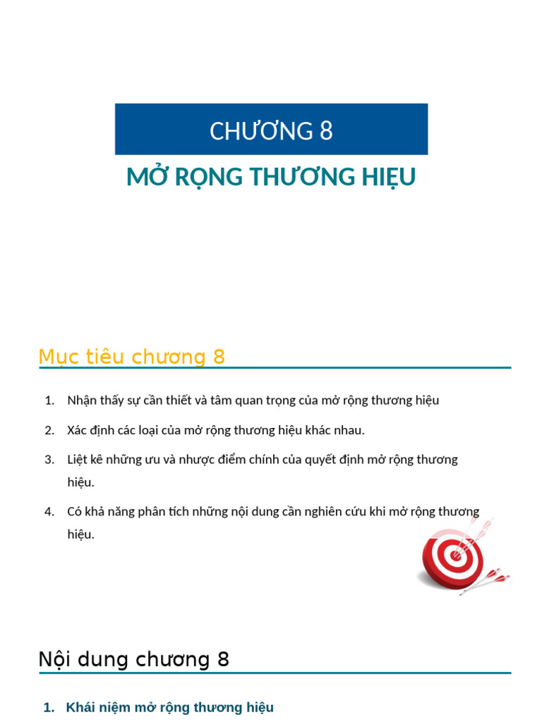 Slide Quan Tri Thuong Hieu Iuh-C8 Mo Rong TH | PDF