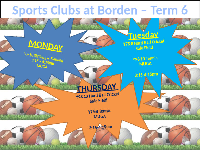 Club Poster Term 6 | PDF
