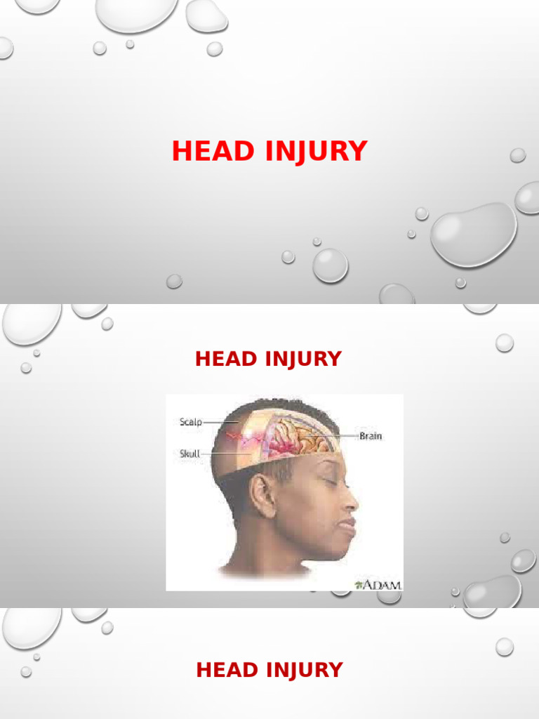 Head injury | PDF | Concussion | Traumatic Brain Injury