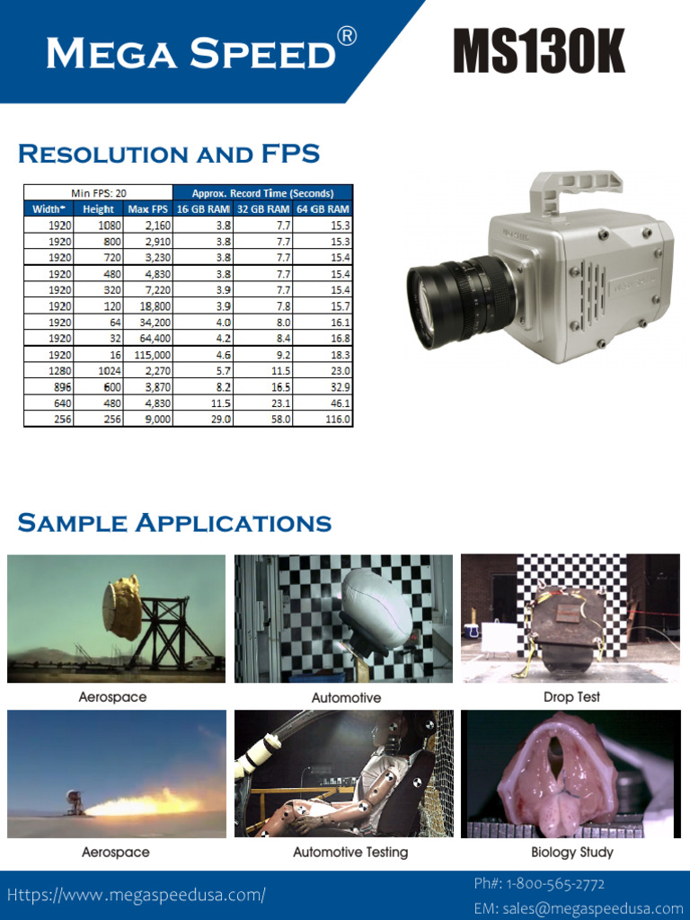 MS130K-C-mount-v1.30 | PDF | Camera | Solid State Drive