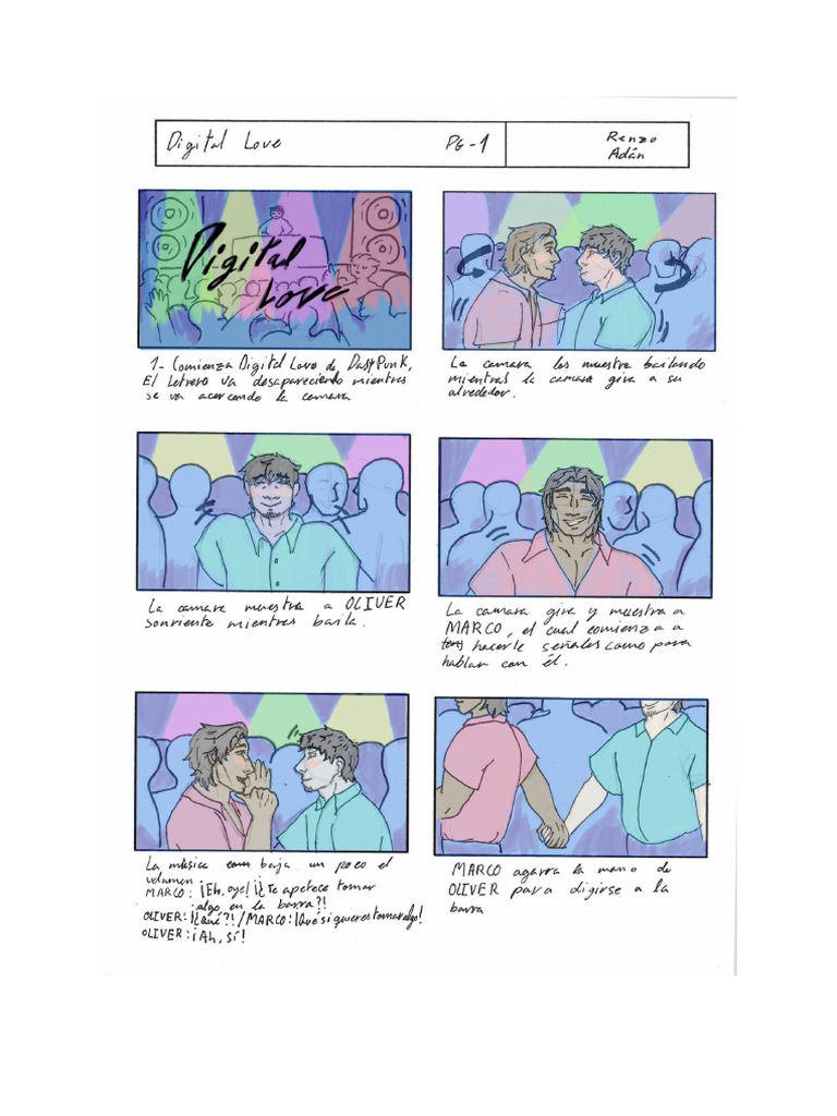 Storyboard Digital Love | PDF