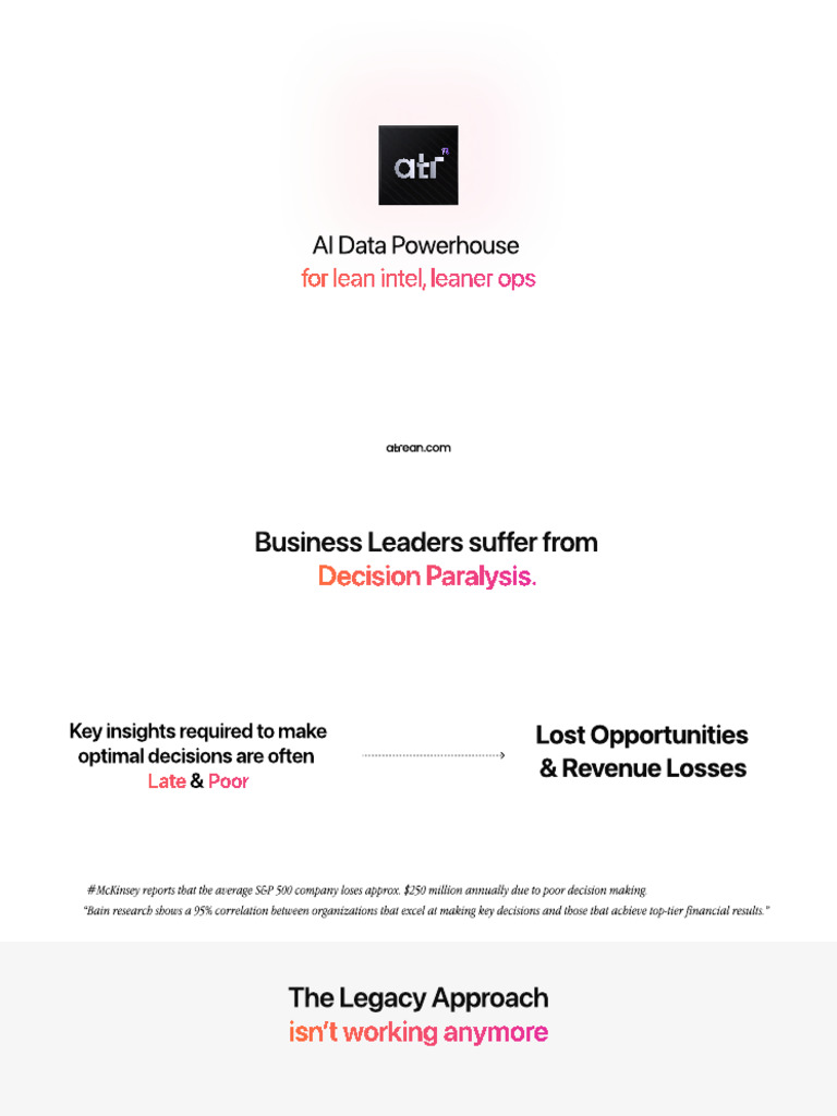 Atrean Final Deck-Compressed | PDF | Business | Business Economics