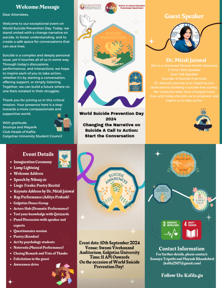 World Suicide Prevention Day 2024 Event | PDF
