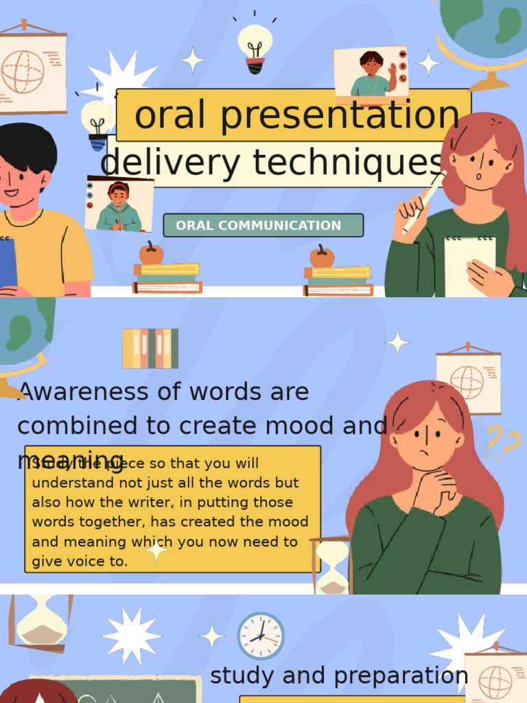 Effective Oral Presentation Techniques | PDF