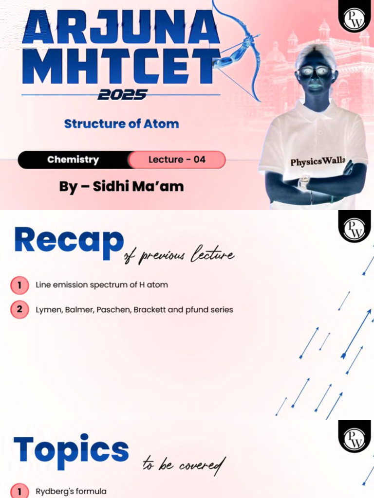 Structure of Atom 04 Class Notes-Invert | PDF