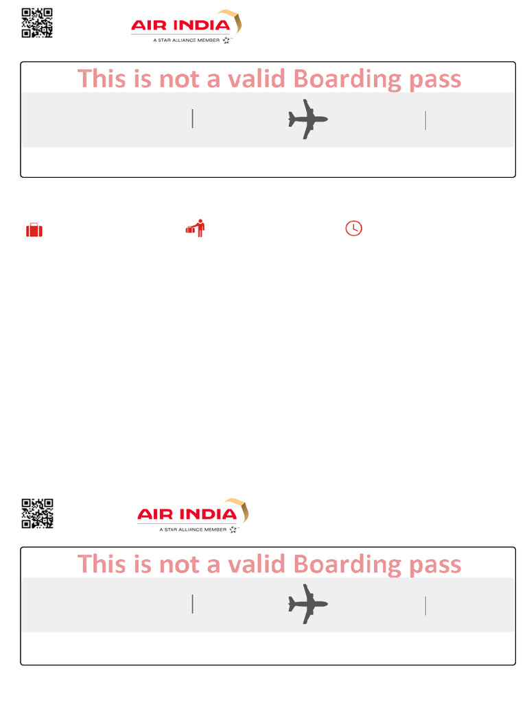Your confirmation document to SINGAPORE -AIR INDIA | PDF | Transport ...