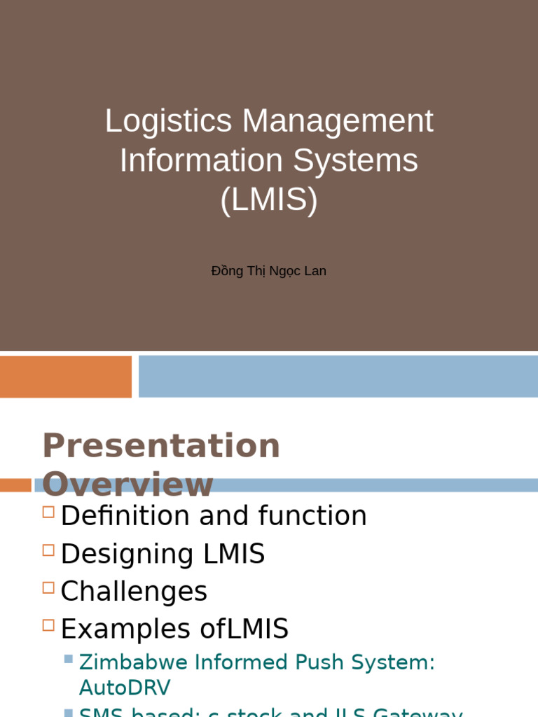 Overview of Logistics Management Systems | PDF | Logistics | System