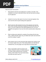 Money Distribution Ratio Problems | PDF