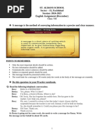 Message Writing G5 | PDF