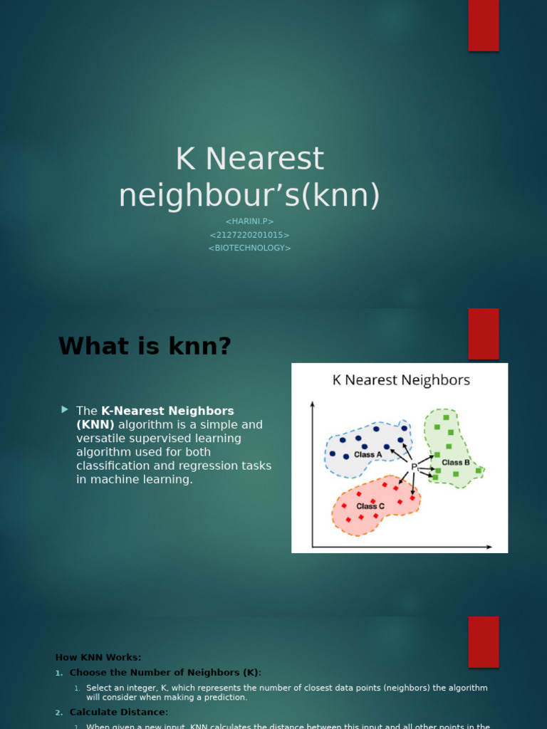 K Nearest Neighbour's (KNN) (1) Using R | PDF | Statistical ...
