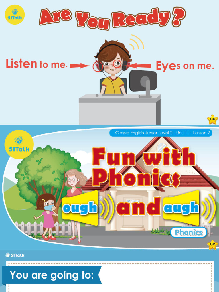 Level 2 - Unit 1 - Lesson 2 - Phonics augh and ough | PDF