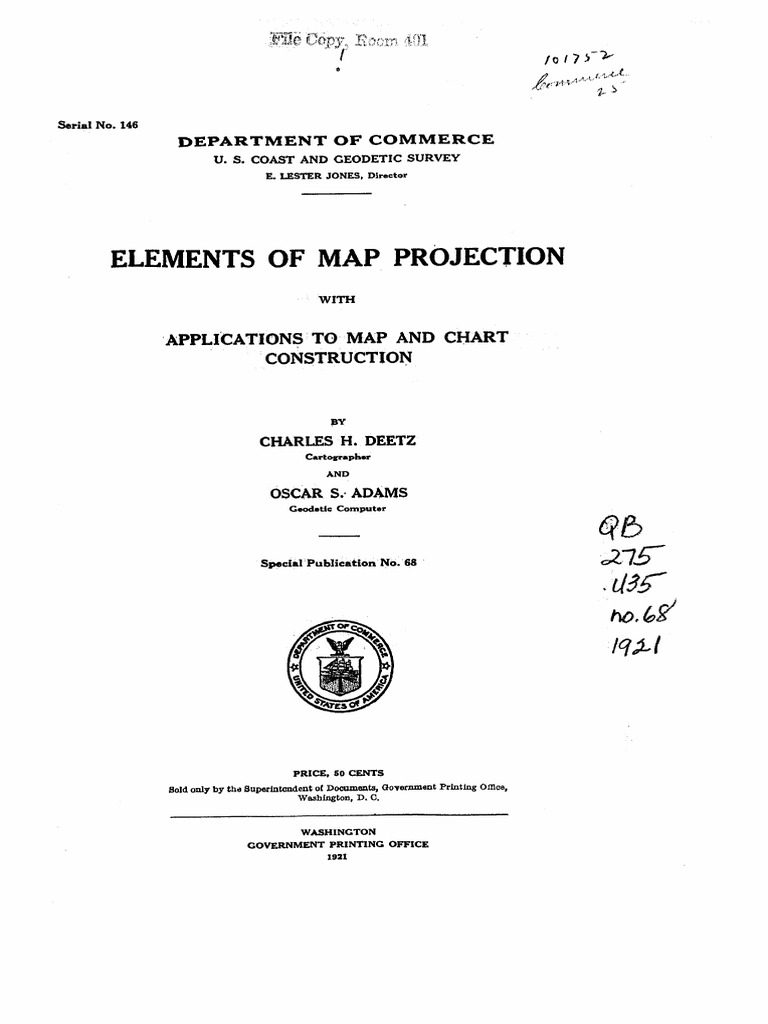 Elements of Map Projection | PDF | Latitude | Longitude