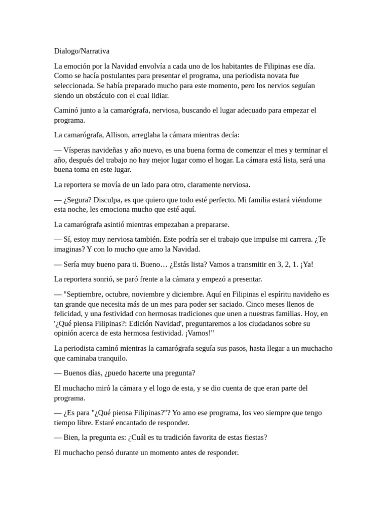 Dialogos | PDF | Navidad