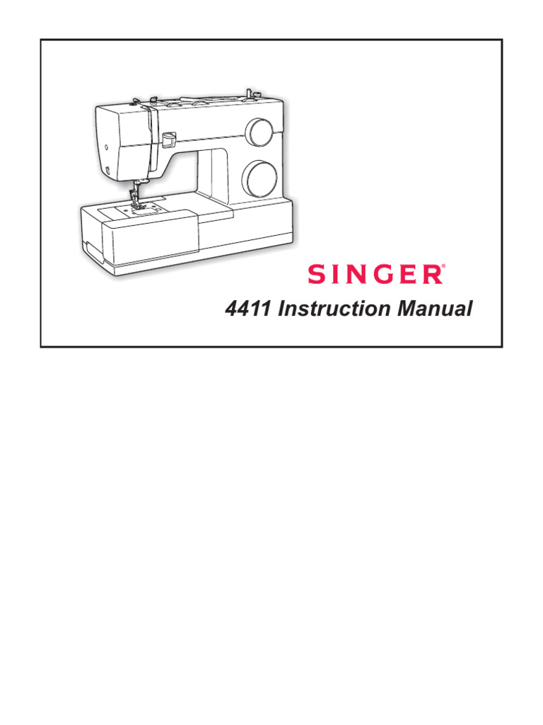 SINGER® Heavy Duty 4411 Sewing Machine | PDF | Sewing Machine | Sewing