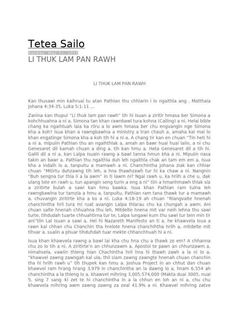 Li Thuk lam pan | PDF