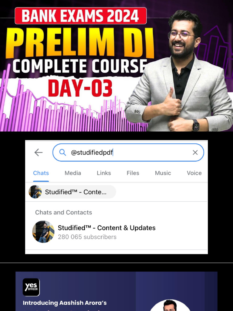 DI Complete Course Class 03 PDF by Aashish Arora | PDF