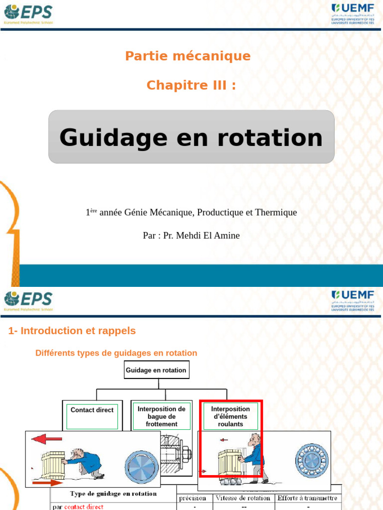 Guidage en Rotation (2) | PDF | Ingénierie mécanique | Biens manufacturés