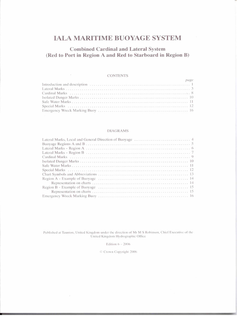 IALA Maritime Buoyage System - NP 735 ED.6-2006 | PDF